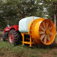 China Tractor Mounted Air Blast Orchard Sprayer 300L 360L 500L PTO Driven Pesticide Sprayer for sale