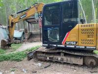 China Used SANY SY75C 7 Ton Crawler Excavator 2022 7280kg Operating Weight Isuzu Engine for Sale for sale