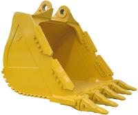 China Excavator Bucket 0.5-5 CBM Q345B Steel for Sany Komatsu Hitachi Doosan Kubota CAT for sale