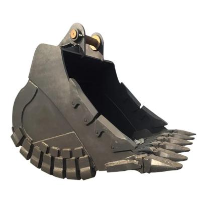 China Customized Excavator Heavy Duty Rock Bucket 0.5-5.0 Cubic Meters for Komatsu CAT Hitachi Volvo for sale