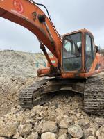 China Doosan DX225 Used Excavator 25 Ton Digger with 600mm Track Shoe Width for Sale for sale