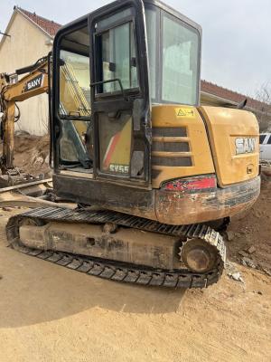 China Sany SY55 Used Mini Excavator 5780kg Operating Weight 0.3m³ Bucket 2017 Model for sale
