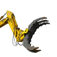 China Hydraulic Wood Grapple for Excavator 5-33 Ton 1400-2200mm Opening Heavy Duty for sale