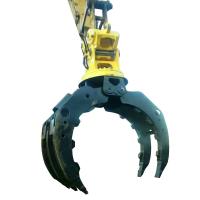 China Hydraulic Wood Grapple for Excavator 5-33 Ton 1400-2200mm Opening Heavy Duty for sale