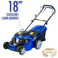 China Professional 18Inch Gasoline Hand Push Lawn Mower Portable Cutting Machine for sale