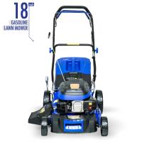 China Professional 18Inch Gasoline Hand Push Lawn Mower Portable Cutting Machine for sale