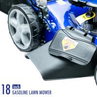 China Professional 18Inch Gasoline Hand Push Lawn Mower Portable Cutting Machine for sale