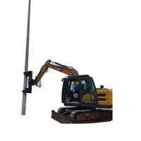 China Excavator Electric Pole Grapple 13-25 Ton Hydraulic Pole Grabber 360 Rotation Self-Locking for sale