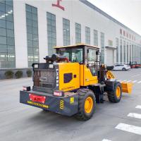 China Mini Articulated Loader 4x4 Wheel Drive 1 Ton Diesel Compact Wheel Loader 76KW 1m3 Bucket for sale