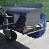 China Front Mounted Snow Sweeper Loader 2000mm Brush Width Articulated Frame CE Certified for sale