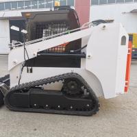 China Mini Crawler Skid Steer Loader With 4 In 1 Bucket Small Steer Loader With Automatic Transmission for sale