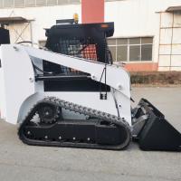 China Mini Crawler Skid Steer Loader With 4 In 1 Bucket Small Steer Loader With Automatic Transmission for sale
