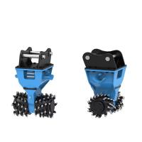 China Drum Cutter Excavator Attachment 20-30 Ton Single Hydraulic Motor Rotary Cutter for sale