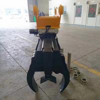 China Wire Pole OEM Powerful Machine Excavator Attachments Electric Pole Excavator Rotating Pole Setter Grapple for sale