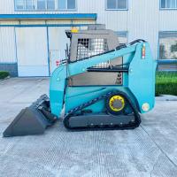 China AT50 Skid Steer Loader 700kg Operating Load 45kW Diesel Engine Compact Wheel Loader for sale