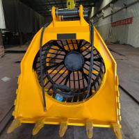 China Rotary Screening Bucket Excavator Attachments Hydraulic Drum Screening Hopper Rotating Screening Bucket for sale
