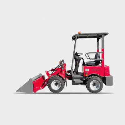 China Jawell E604 Mini Electric Wheel Loader 400kg Rated Load 0.2m³ Bucket Battery Powered Front End Loader for sale