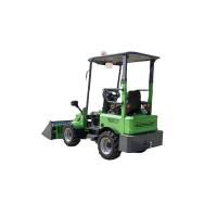 China CE Mini Electric Wheel Loader 400kg Rated Load 0.2m3 Bucket Battery Powered Compact Front End Loader for sale