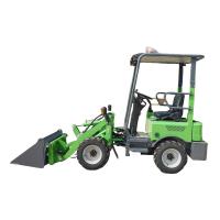 China CE Mini Electric Wheel Loader 400kg Rated Load 0.2m3 Bucket Battery Powered Compact Front End Loader for sale