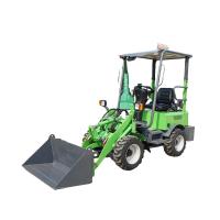 China CE Mini Electric Wheel Loader 400kg Rated Load 0.2m3 Bucket Battery Powered Compact Front End Loader for sale