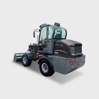 China Electric Mini Front End Loader 1.5 Ton 0.6m3 Bucket Compact Wheel Loader E615 for sale