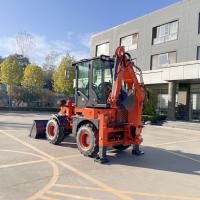 China 4x4 Backhoe Loader 1200kg Capacity 0.8m3 Bucket China Manufacturer for sale