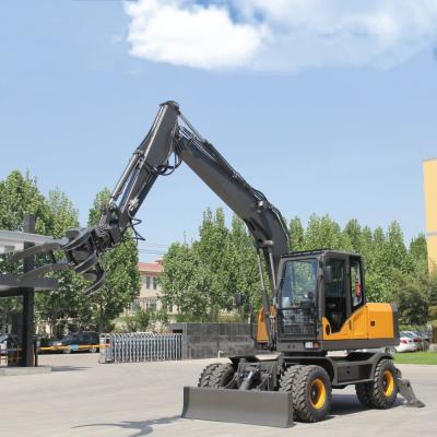 China Hydraulic Rotating Log Timber Grapple 1200mm Opening for Wheel Excavator 62.5kW for sale