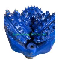 China 17-1/2 Inch Outer Diameter Tri Cone Water Well Deep Core Drill Bit Roller Cone Mining Drilling Tool for sale