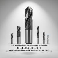 China Steel Rotaryspeedrange Depending On Drilling Conditions Steel Body Drill Bits Manufactured for and Drilling in Multiple Material Types for sale