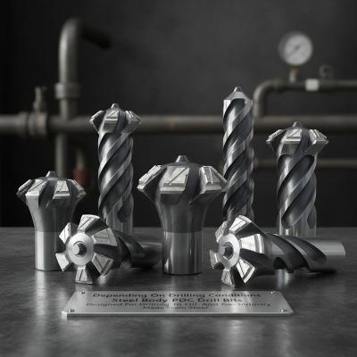 China Depending On Drilling Conditions Steel Body PDC Drill Bits Designed For Drilling In Oil And Gas Industry Made From Steel for sale