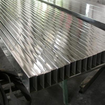 China JIS 304 310 Stainless Steel Pipe HL Square Tube 20mm For Decoration for sale