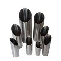 China ASTM Round Tube Ss201 202 304 316L Seamless Tube Brushed Mirror Surface Beveled End Seamless/Welded Stainless Steel Pipe for sale