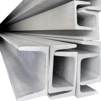China Duplex Stainless Steel U Shape Bar 6m C Channel Profile Angel Folded Hairline for sale