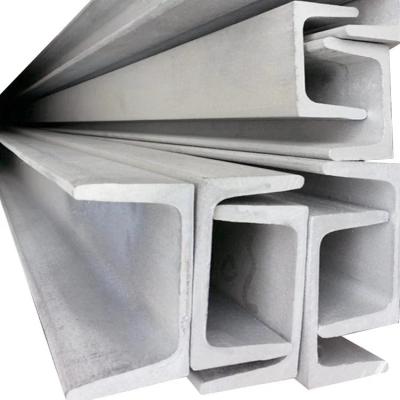 China Duplex Stainless Steel U Shape Bar 6m C Channel Profile Angel Folded Hairline for sale