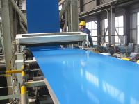 China Roofing Sheet PPGL Steel Coils Color Az150 Aluzinc Prepainted Galvalume for sale