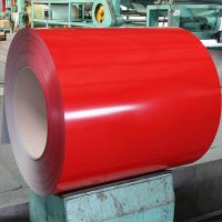 China Red Ral 3005 Prepainted Galvanized Steel Coils 0.12mm Color Coated 1250mmSteel structure plant, airport, warehouse, etc for sale
