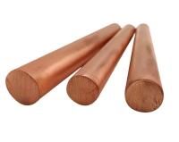 China Large Diameter 99.9% Solid Red Copper Rods Strong And Durable Builds Round Rod Copper 8mm Suppliers for sale