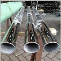 China Satin Finish Stainless Steel Pipe 2500mm Decorative 304 Round Welded For Handrail The appearance is simple and generous for sale