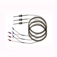 China SS304 Material Screw Temperature Sensor 10k ohm With 6*50mm Probe for sale