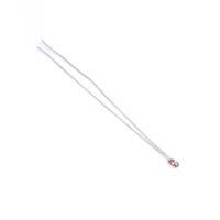 China Industrial Glass Encapsulated NTC Thermistor , nTC thermistor 10k CCS lead wires for sale