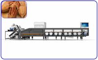China Accurate Peanut Grading Sorting Machine 0.8 - 1.2 T/H 8 Channel for sale