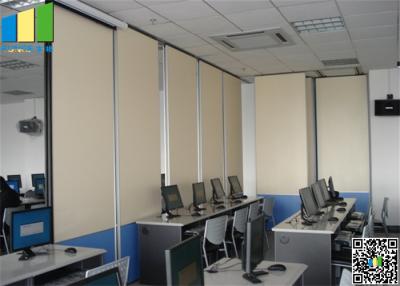 China 65mm Wooden Partition Wall Single Roller Max Panel Height 4000 mm for sale
