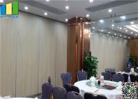 China 65 mm Exhibition Hall Sound Proof Partitions Double Roller 43dB for sale