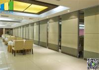 China Melamin Hanging Sliding Door Aluminum Frame Panel 1000mm Width with 36-42dB Sound Proof Rating for sale