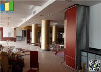 China Wooden Operable Acoustic Diffuser Panels , 36 / 42 dB Interior Sliding Doors For Hotel for sale