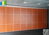 China MDF Movable Sliding Door Aluminum Track Partition Wall 600-1200mm Panel Width 32-53dB Soundproof for sale