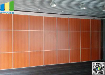 China MDF Movable Sliding Door Aluminum Track Partition Wall 600-1200mm Panel Width 32-53dB Soundproof for sale