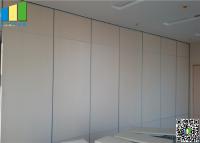 China Aluminum Track Single Roller Sliding Partition Wall 600-1200mm Panel Width for Banquet Hall for sale
