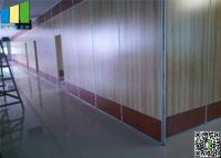 China MDF Steel Track Sliding Partition Walls 600-1200mm Double Roller Movable Partitions for sale