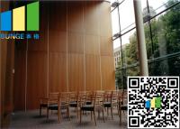 China Banquet Hall Varifold Acoustic Commercial Sliding Door 600-1200mm Panel Width 2000-6000mm Height for sale